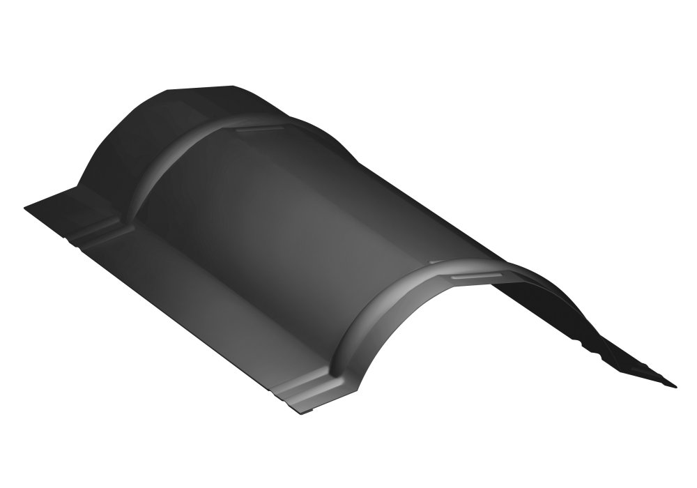 Hrebenáč oblý Ruukki RA1BRO pre krytiny v tvare škridle a pre trapézy 2 ...